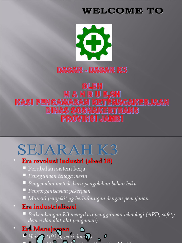 Dasar2 K3 | PDF