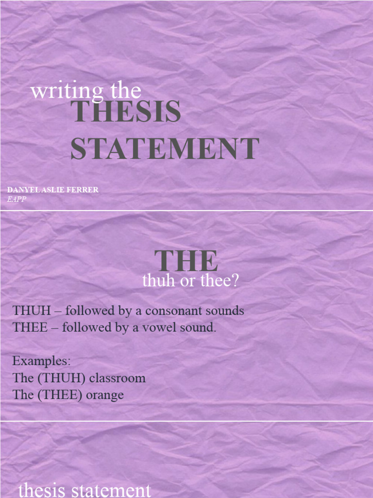 Eapp Thesis Statement Outline | PDF | Greenhouse Gas | Thesis