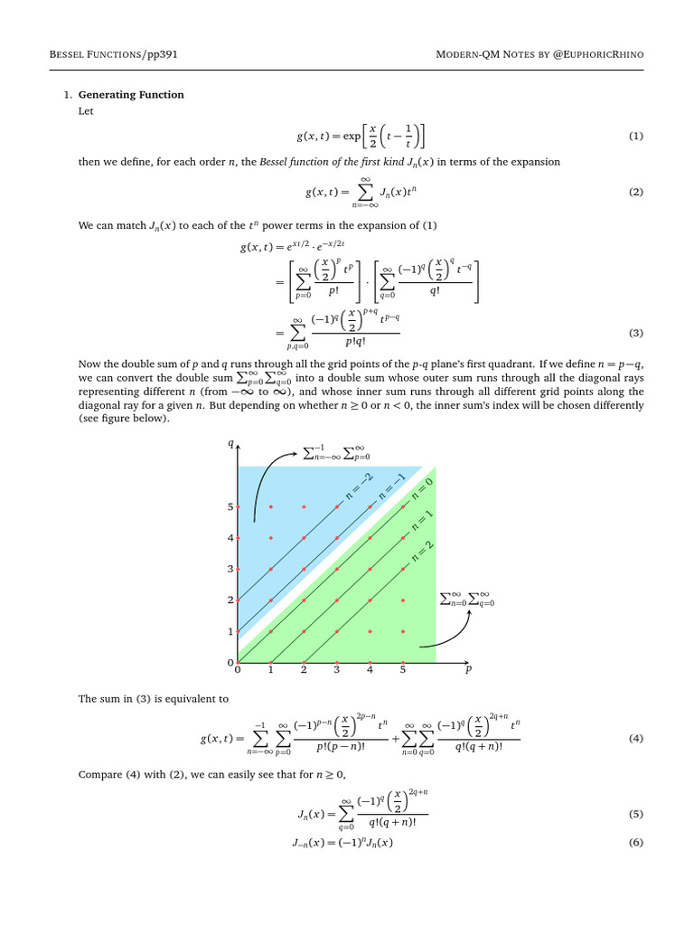 pp391 Bessel Functions | Download Free PDF | Mathematical Concepts | Mathematical Analysis
