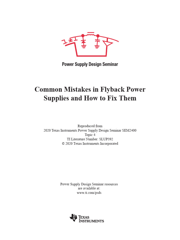 slup392 | PDF | Power Supply | Rectifier