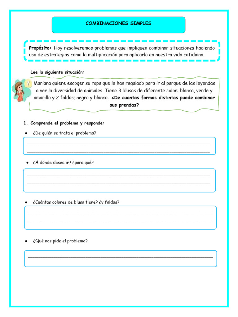 Ficha Mate Combinaciones | PDF
