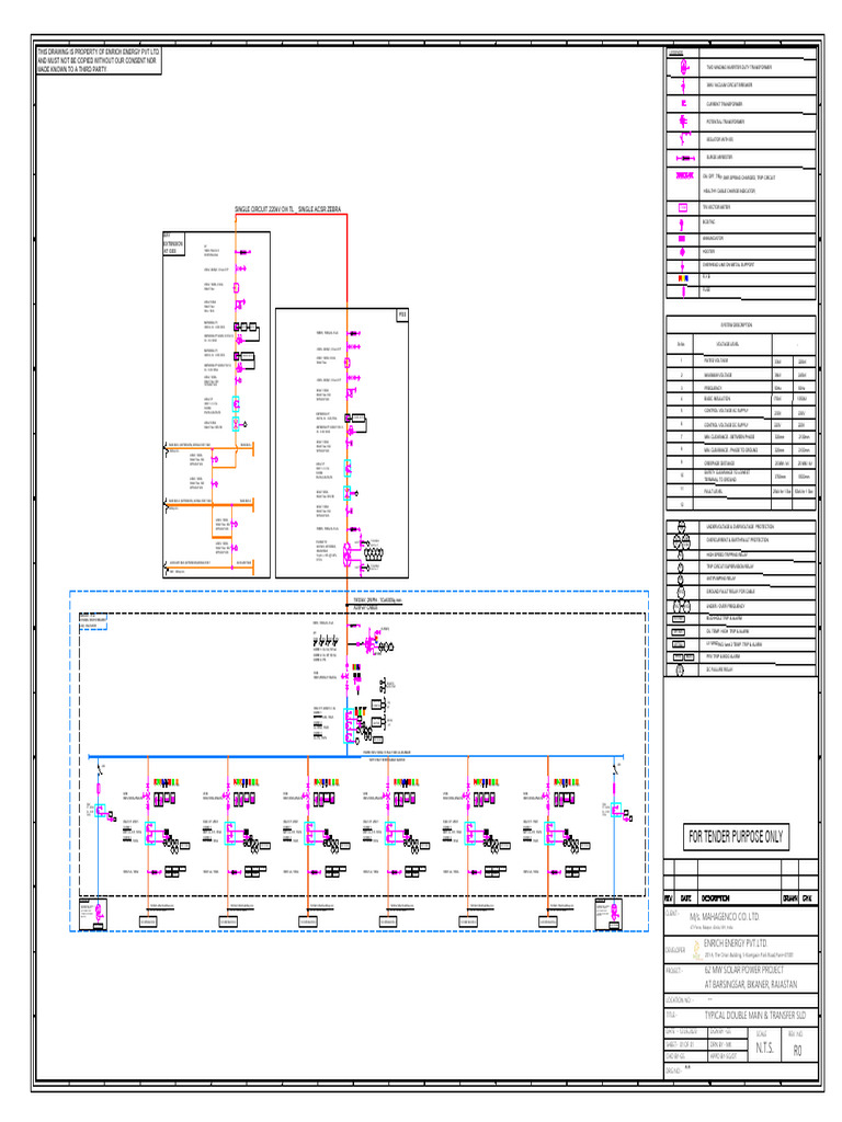 Single Line Diagram - Mahagenco | PDF | Mains Electricity | Transformer