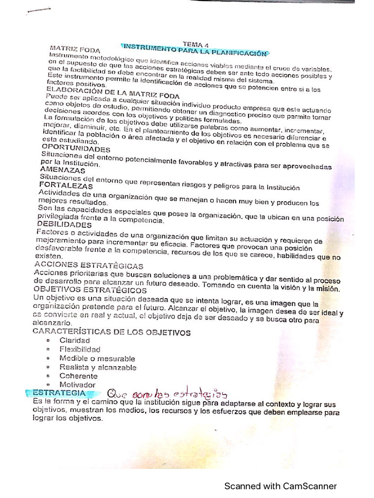 Tema 4-5-6 planeamiento | PDF