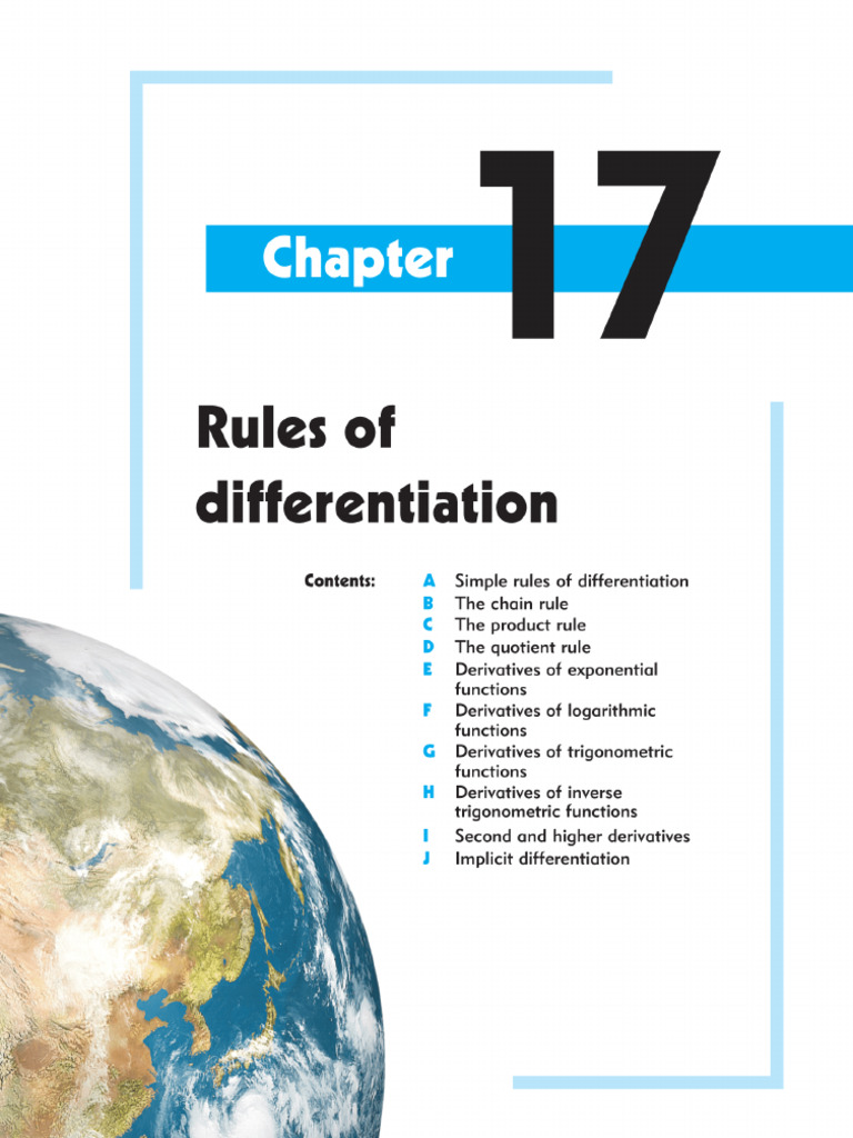 Chap17 Derivative Rules | PDF