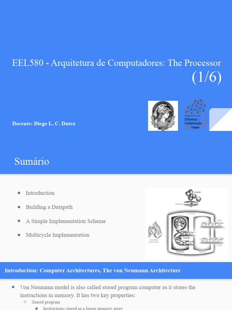 Aula Ch4 1 | PDF | Central Processing Unit | Electronic Engineering
