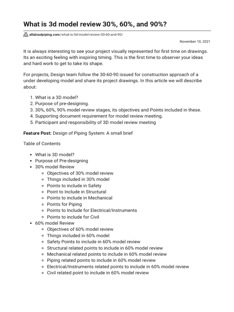 3D Model Review Stages Explained | PDF | 3 D Computer Graphics | 3 D Modeling