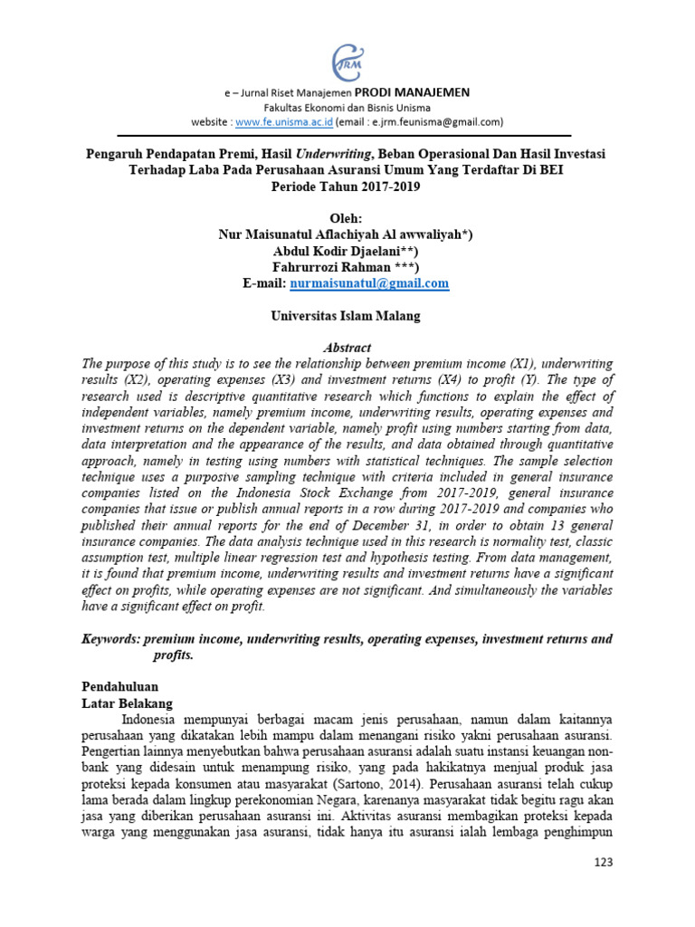 Jurnal 2021 | PDF | Mathematical And Quantitative Methods (Economics ...