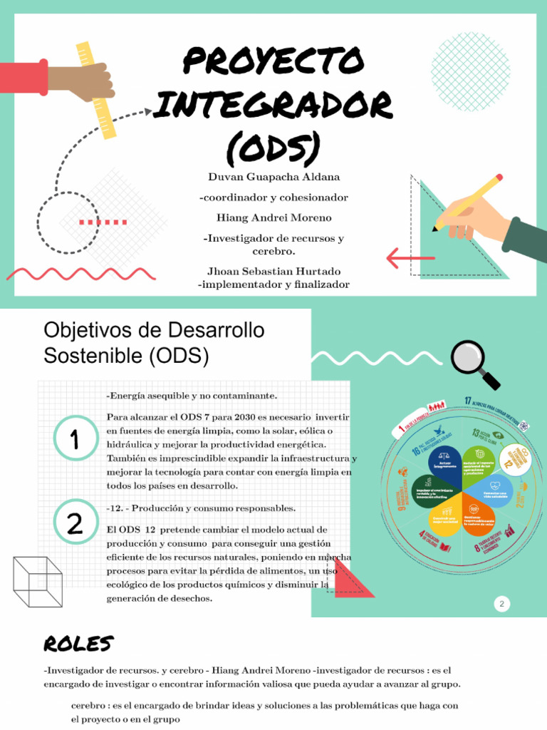 Presentacion Proyecto ODS | PDF | Sustentabilidad | Entorno natural