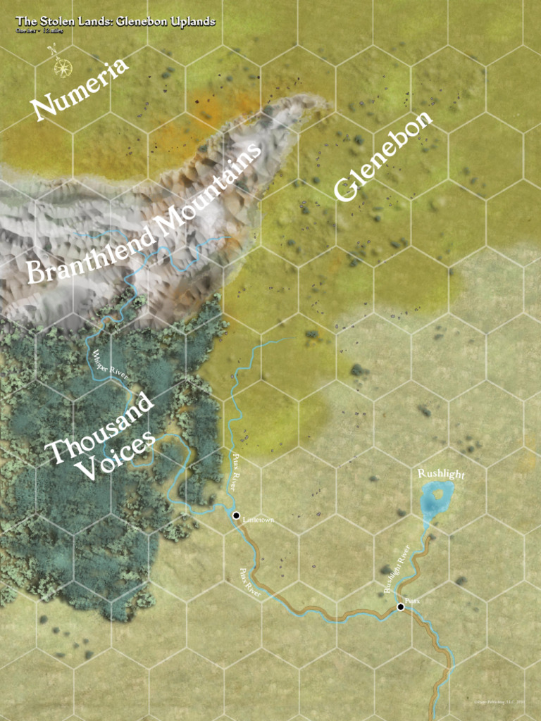 Mapa Stolen Lands Pathfinder Kingmaker | PDF