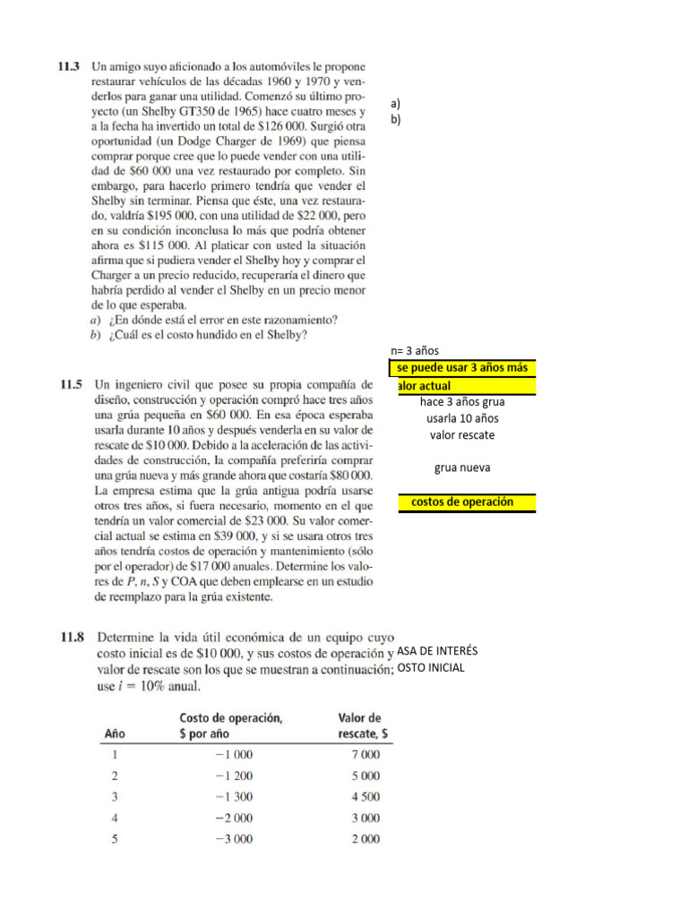 Ejercicios 11 | Descargar gratis PDF | Economias