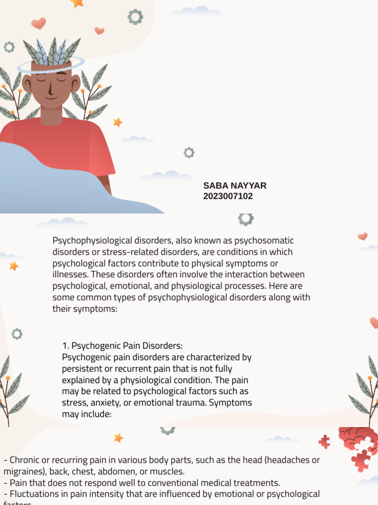 Psycho (Assignment) | PDF | Pain | Anxiety