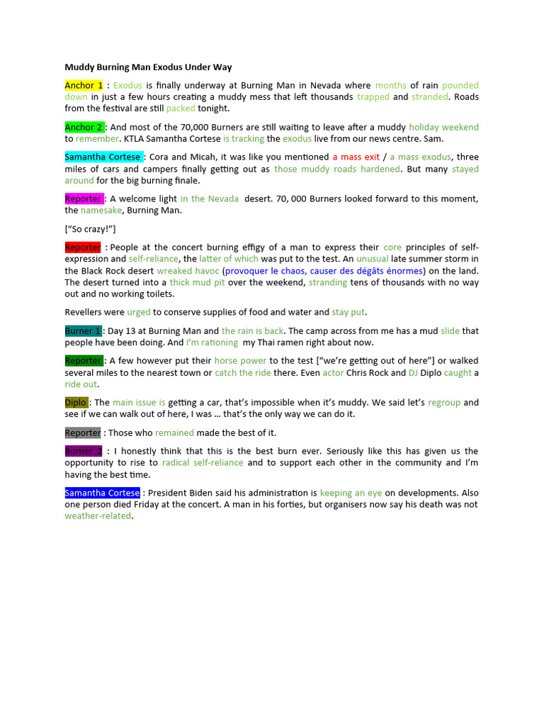 Burning Man Trad Version Anglais | PDF