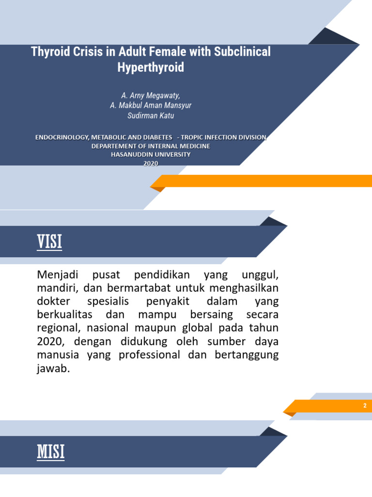 Lapsus Krisis Tiroid | Download Free PDF | Thyroid | Hyperthyroidism