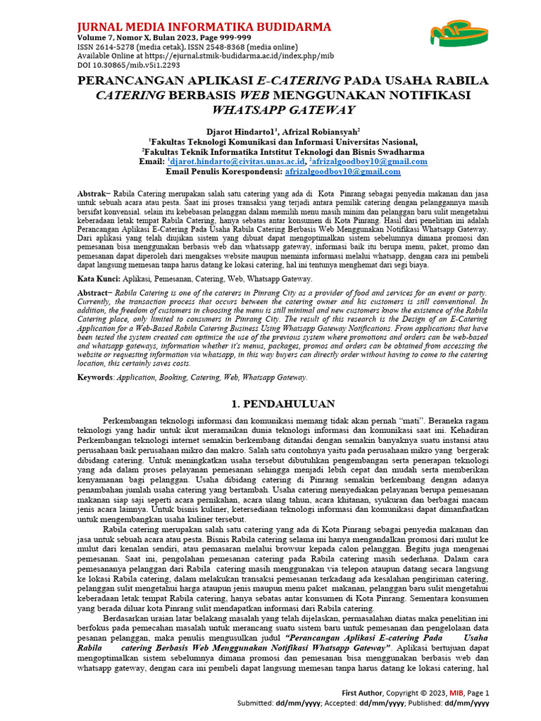 Template MIB 2023 (1) | PDF