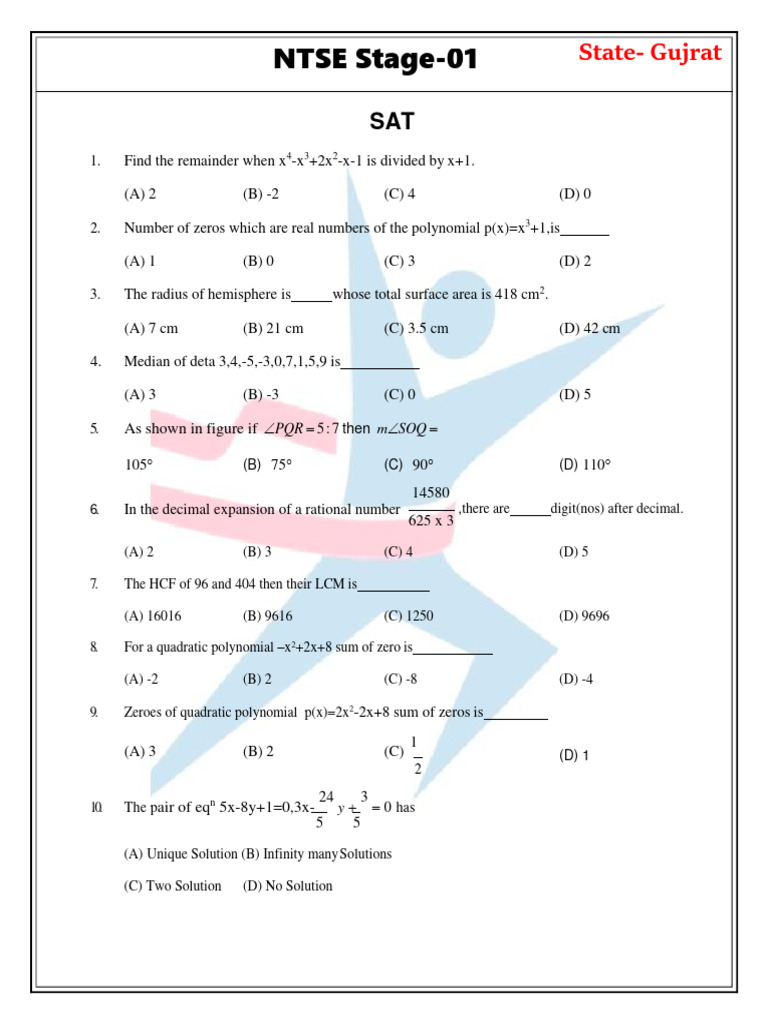 Gujrat Ntse Reasesrch Papers | PDF | Skeletal Muscle | Gujarat