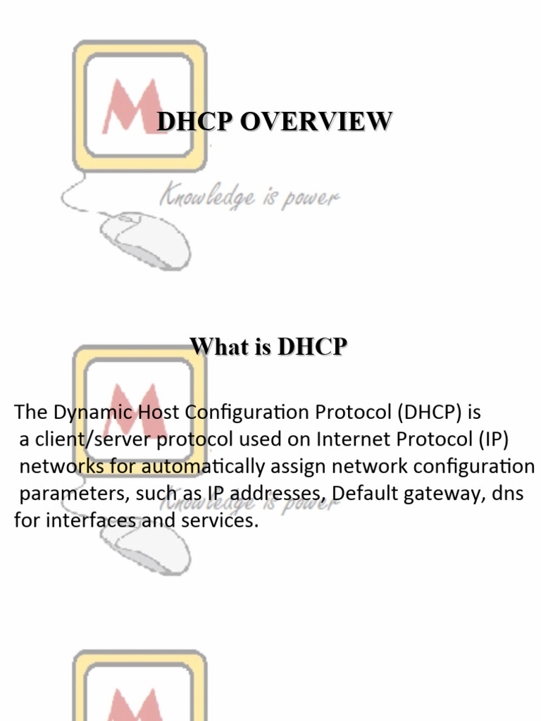 DHCP | PDF | Ip Address | Network Protocols