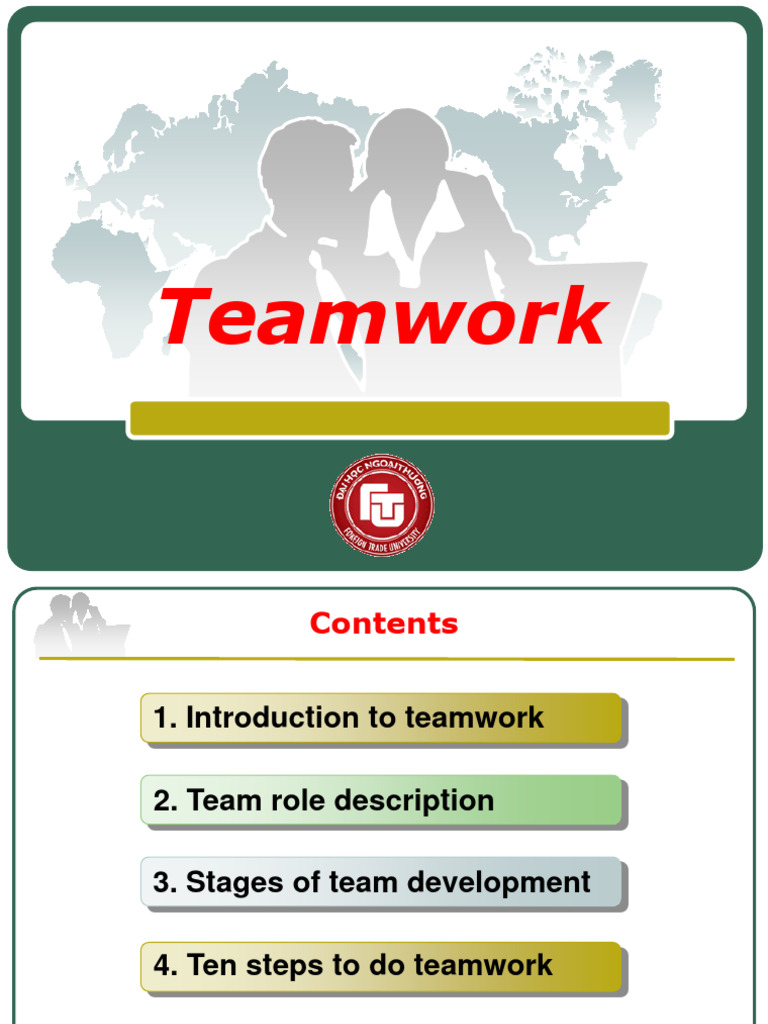 Teamwork Skills | PDF | Organizational Behavior | Behavioural Sciences