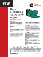 Generator Set Data Sheet | PDF | Radiator | Diesel Engine