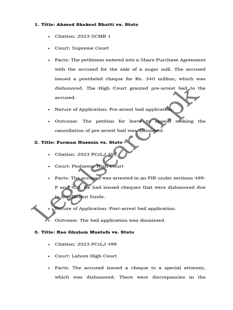 489 F Bail Referencer | PDF | Bail | Acquittal