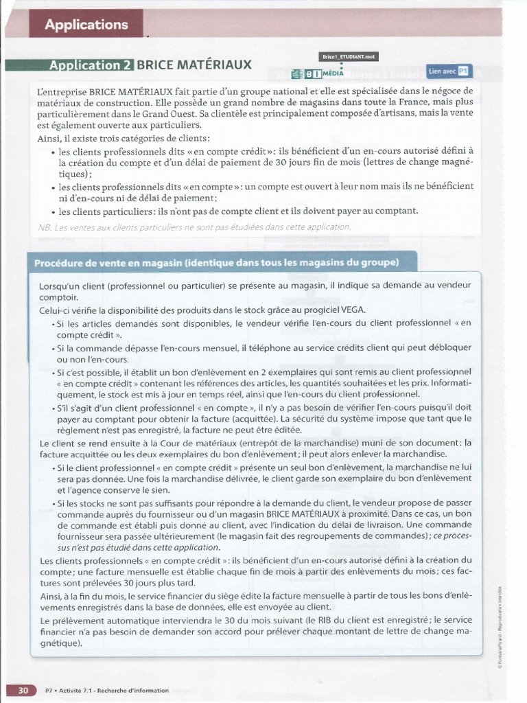 Td Brice Materiaux | PDF