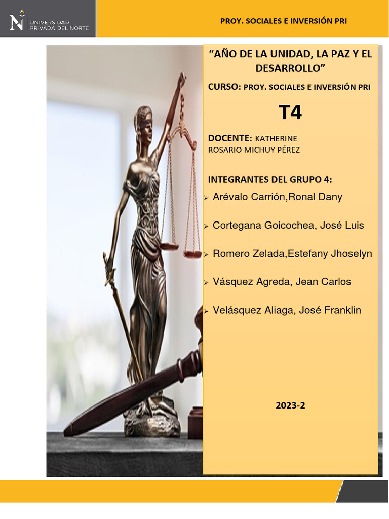T4-Proy. Sociales e Inversión Pri | PDF | Agua | Recursos hídricos