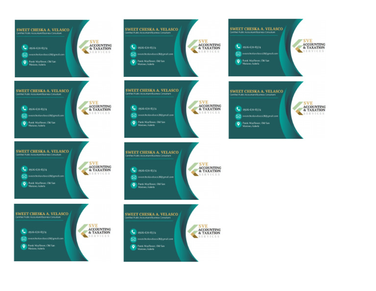 10 Business Cards | PDF