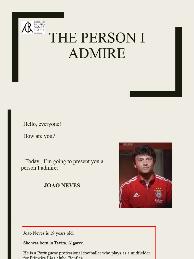 The Person I Admire | PDF