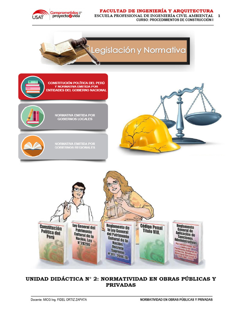 Normatividad en Obras Públicas y Privadas | PDF | Ingeniero civil | Zonificación