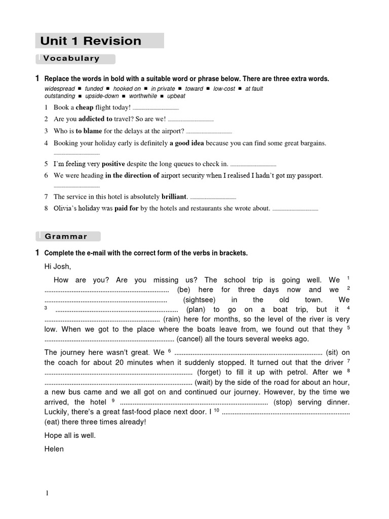 Extension Practice Unit 1 | PDF | Languages | Foreign Language Studies