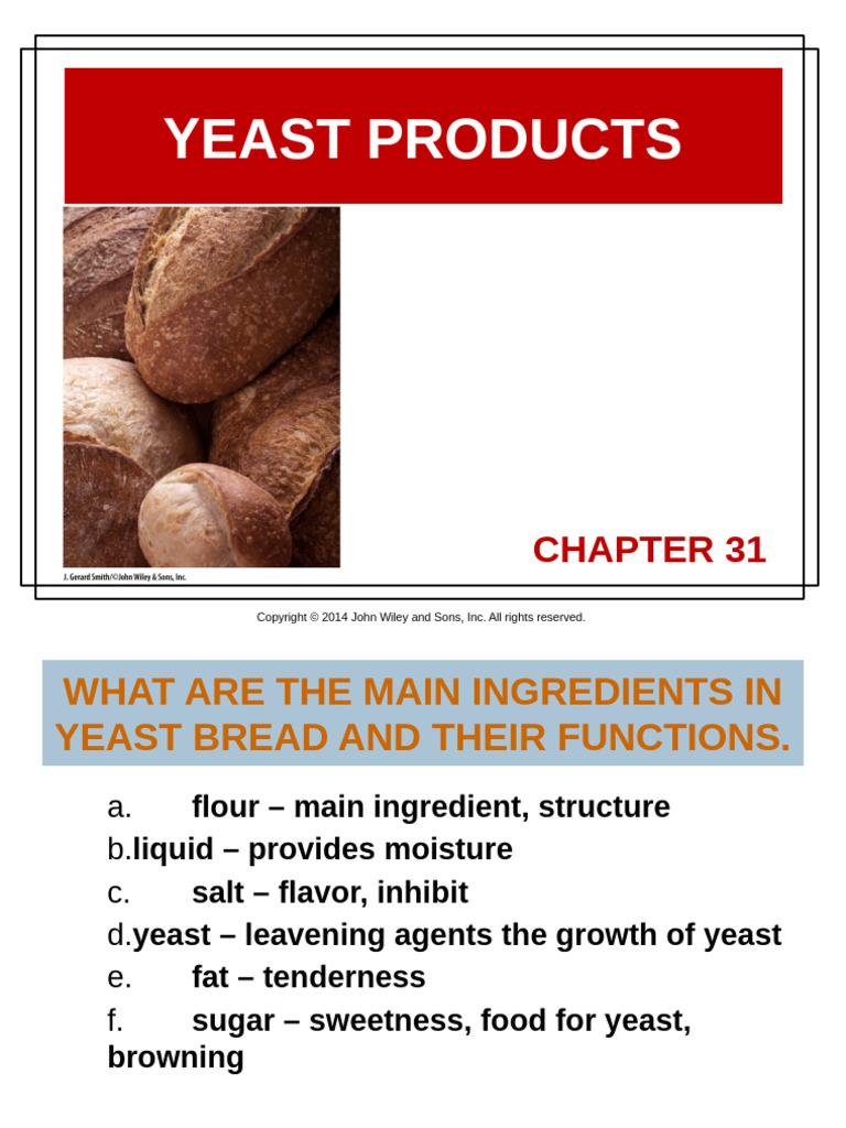 31 Yeast Bread | PDF | Breads | Yeast