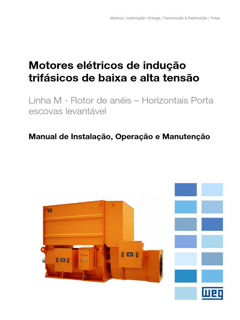 WEG-motores-de-inducao-trifasicos - De-Baixa-E-Alta-Tensao-Rotor-De ...