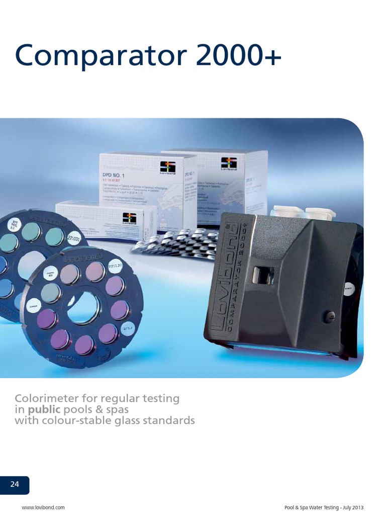 Lovibond COMPARATOR 2000+ Brochure | PDF | Magnesium | Chemical Elements