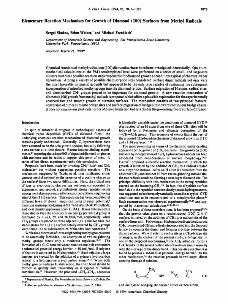Skokov1994 DDDD | PDF | Adsorption | Chemical Reactions