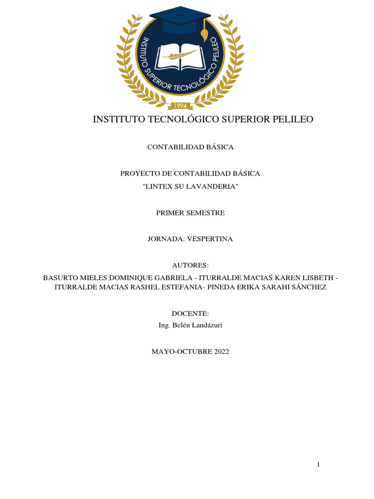 Lintex PROYECTO de CONTABILIDAD_compressed_compressed-comprimido | PDF | Contabilidad | Economía ...