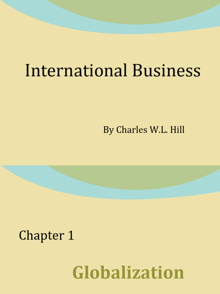Chapter 1 | PDF | Globalization | Multinational Corporation