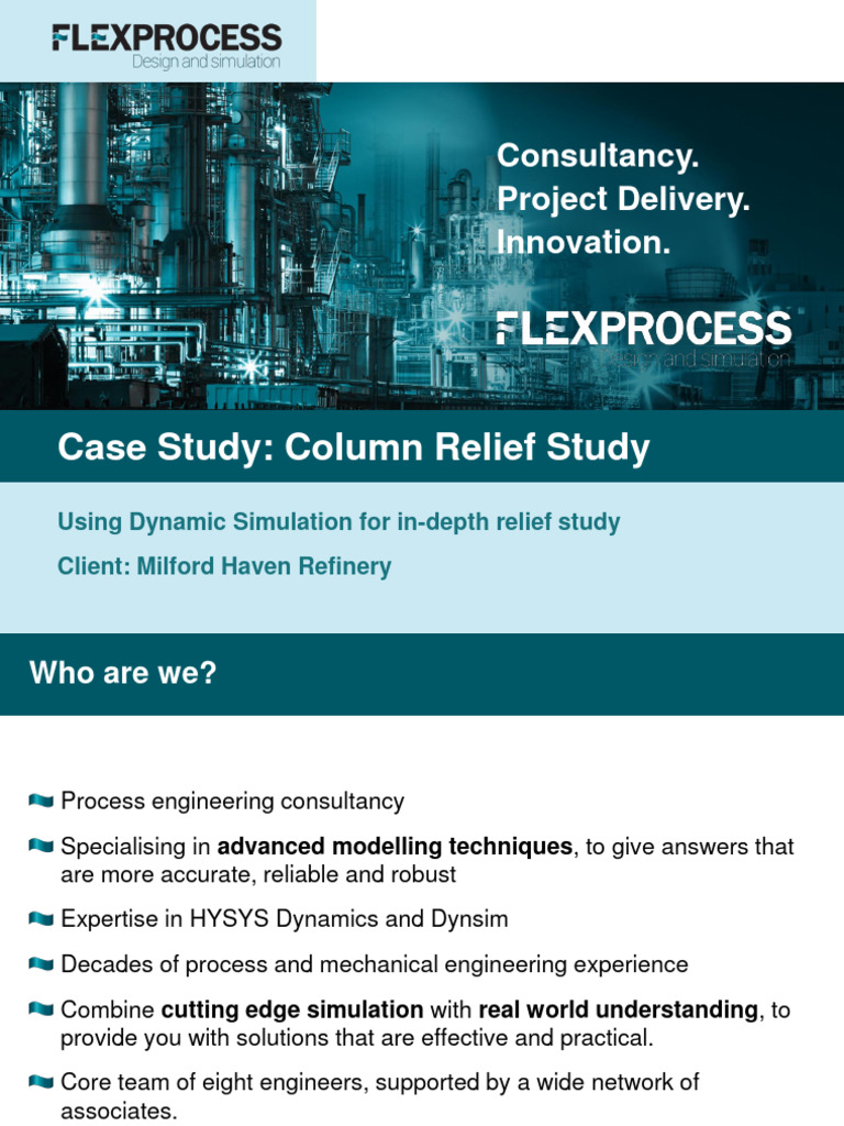 Case Study. Column Relief Study. Using Dynamic Simulation For In-Depth Relief Study | PDF ...
