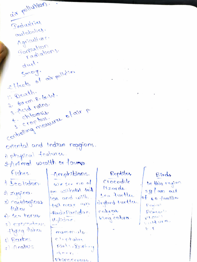 Zoology Class Notes | PDF