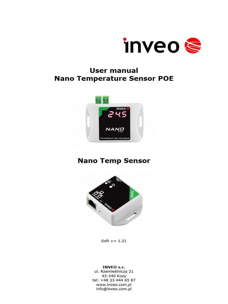 Nano User - Manual - en | PDF | Port (Computer Networking) | Ip Address