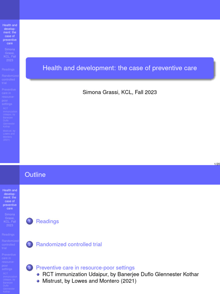 6SSMN967 Lecture 8 Part 1 | PDF | Randomized Controlled Trial | Health Sciences