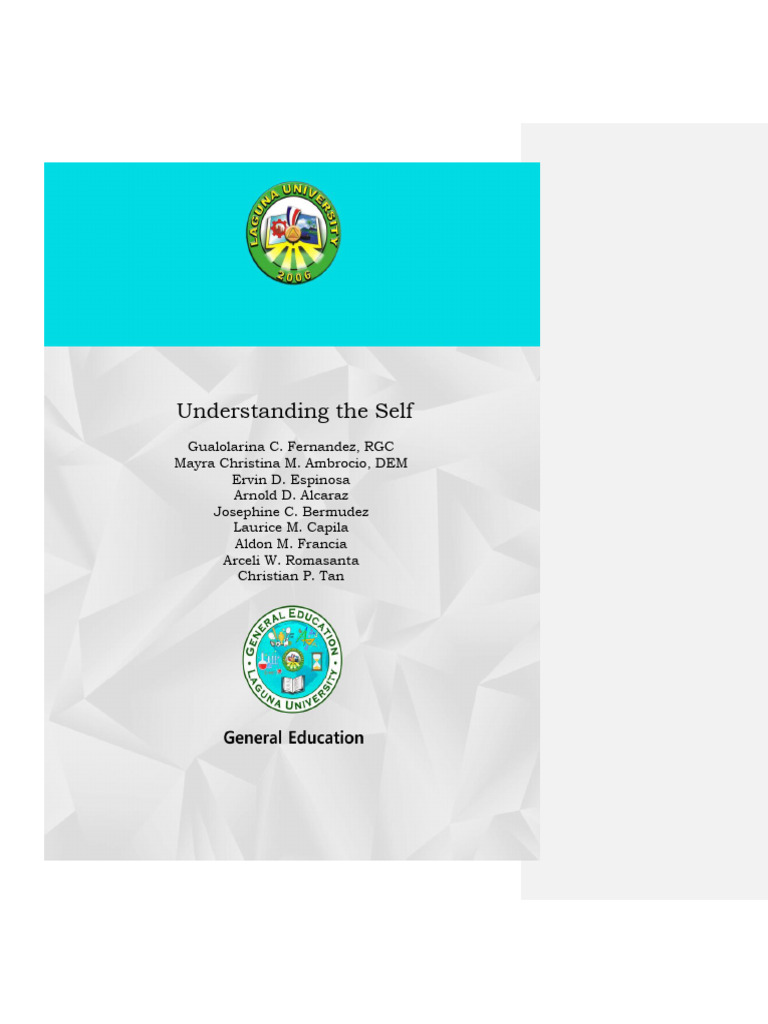 Understanding The Self (Module 1-4) | PDF | Extraversion And ... Understanding The Self (Module 1-4) | PDF | Extraversion And ...