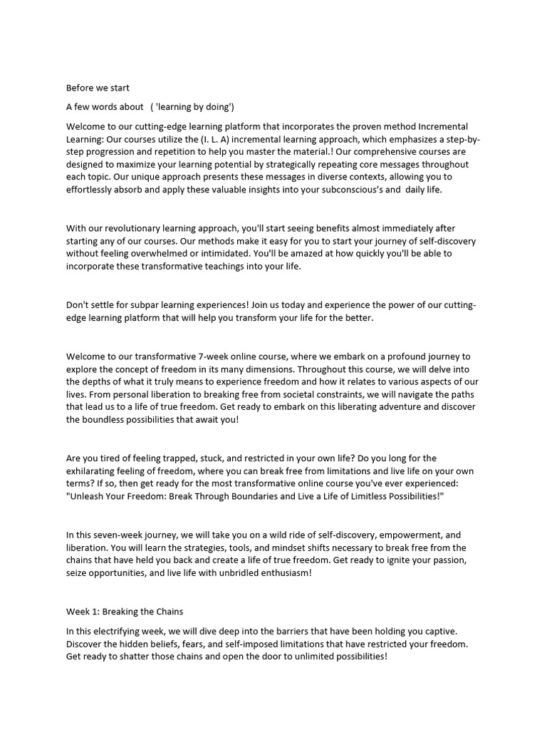 Breaking The Chains | PDF | Mindset | Authenticity (Philosophy)