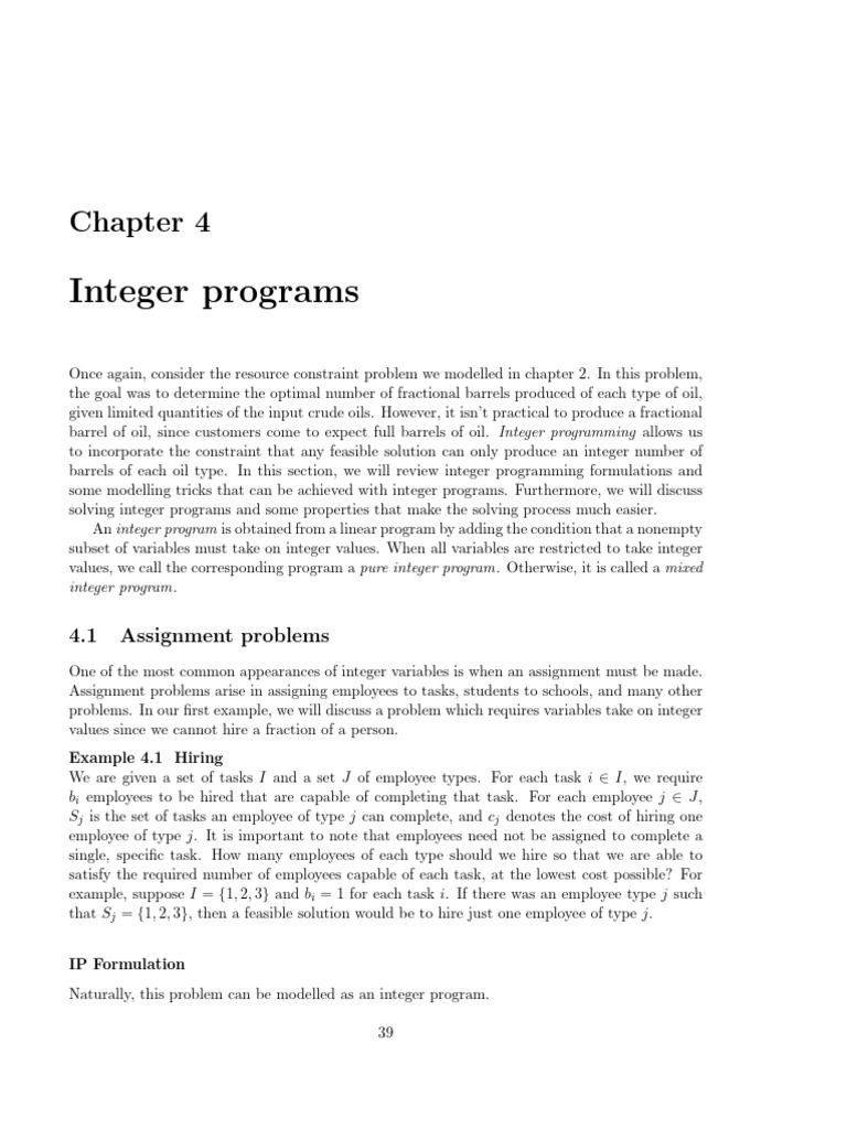 Chapter 4 | PDF | Matrix (Mathematics) | Linear Programming