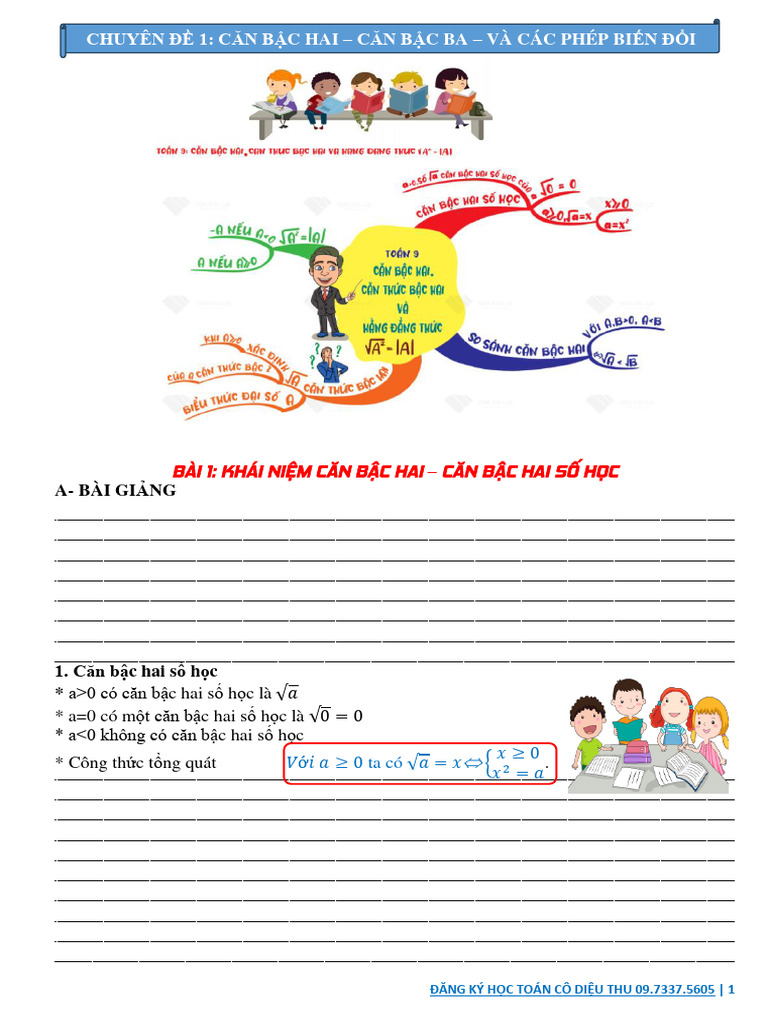 Bai Tap Chuyen de Can Bac Hai Can Bac Ba | PDF