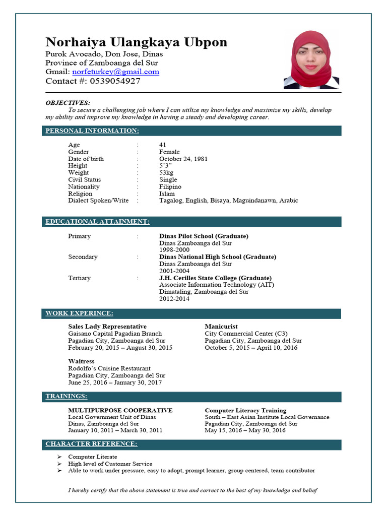 Aya Resume | PDF | Human Communication