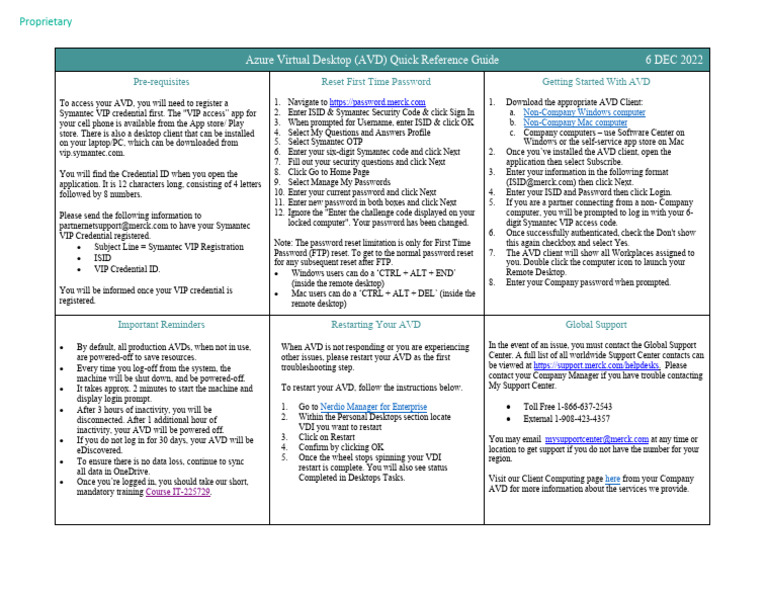 AVD Quick Reference Guide | PDF | Password | Application Software