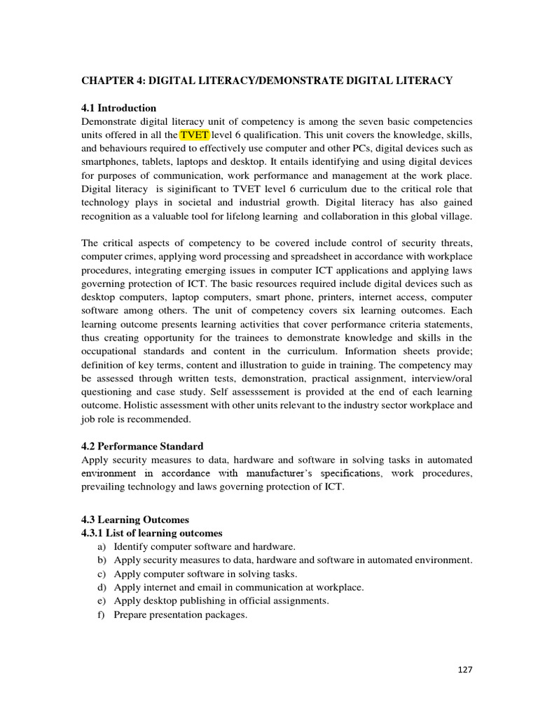 Digital Literacy Notes Level 6 | PDF | Operating System | Security