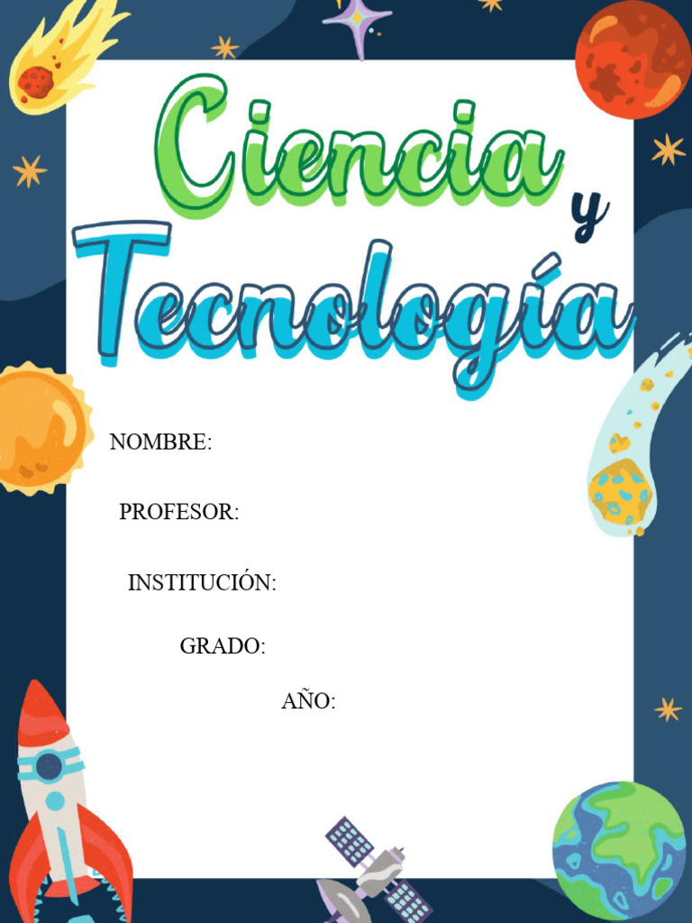 Caratulas de Ciencia y Tecnologia para Secundaria 1 | PDF