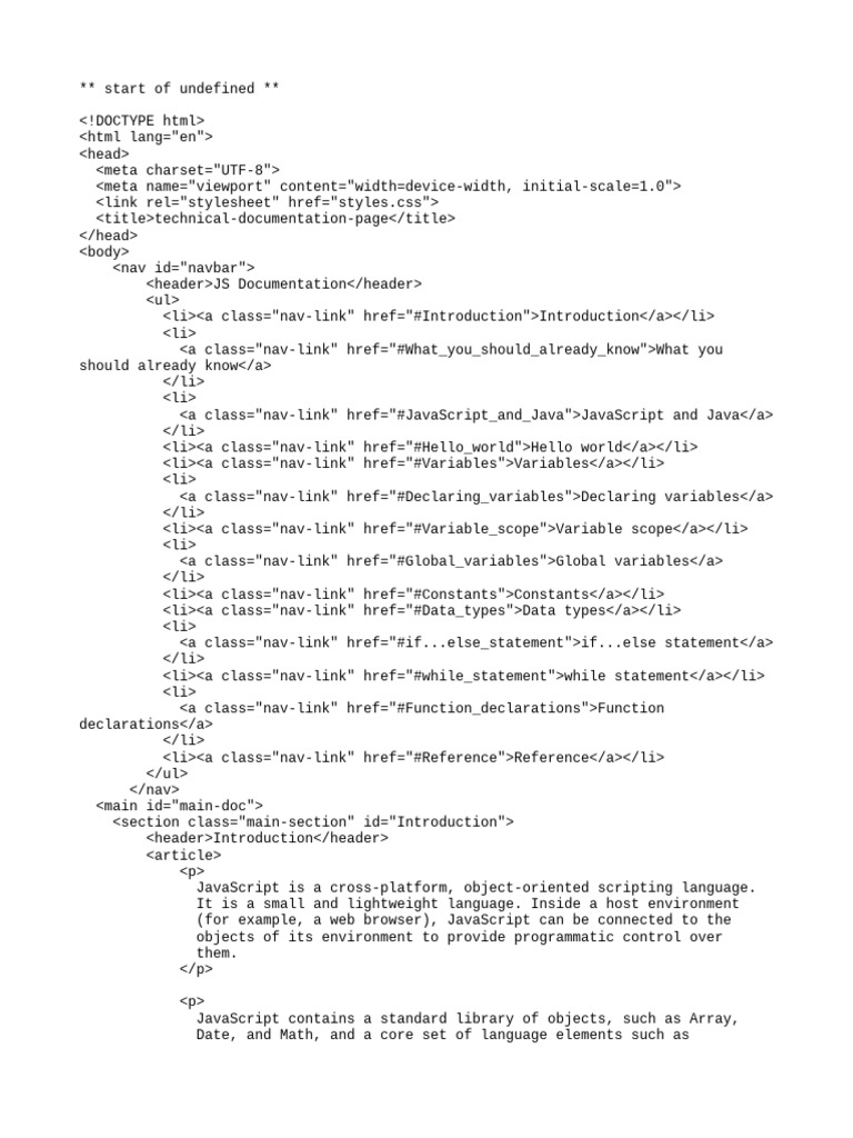 build-a-technical-documentation-page | PDF | Java Script | World Wide Web