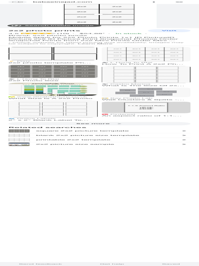 2x2 Id Picture Template Free - Google Search | PDF