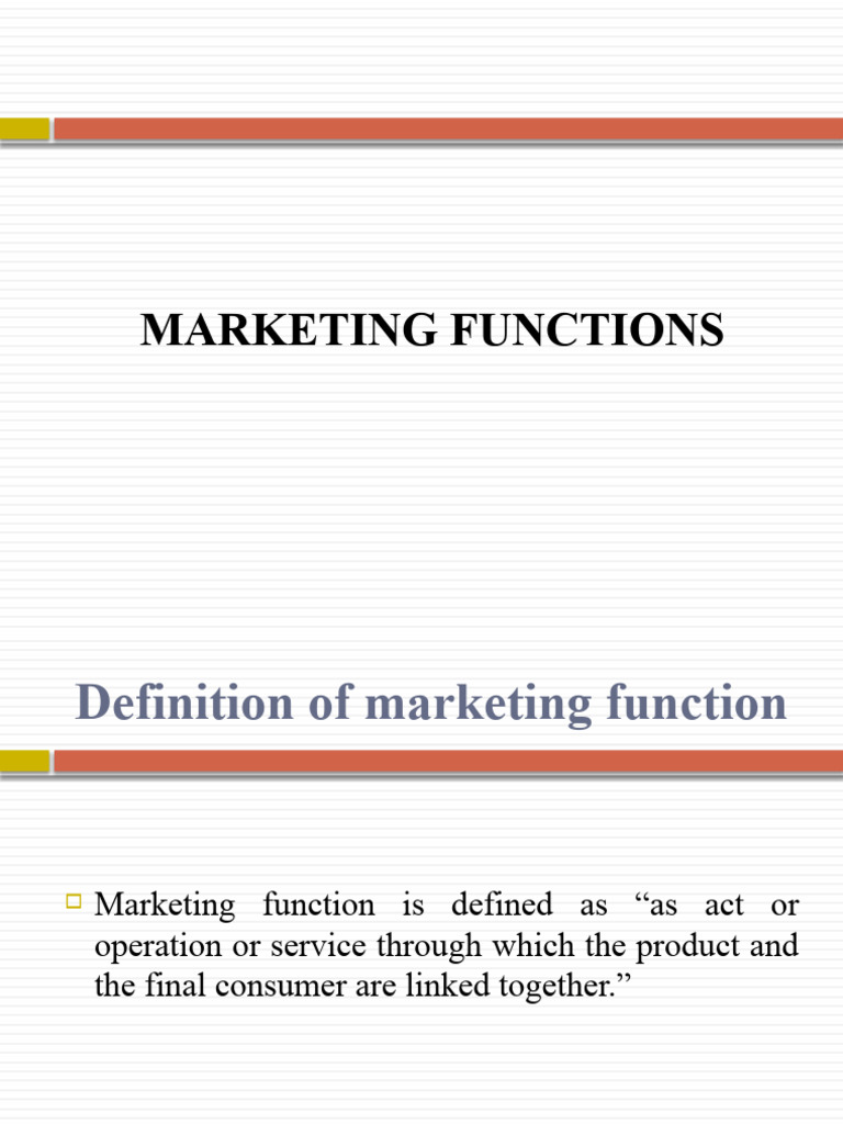 2.marketing Function | PDF | Sales | Marketing